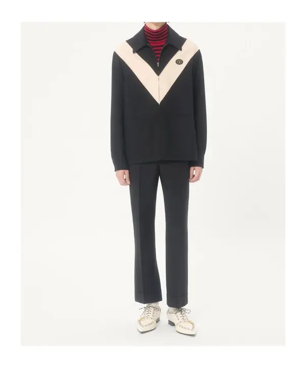 Valentino Garavani Vlogo Cropped Trousers - Black