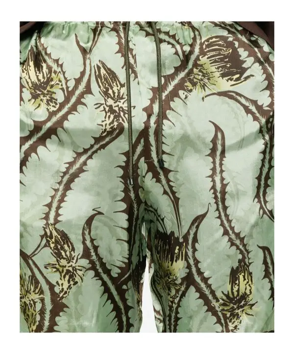 Dries Van Noten Piperi Shorts With All-over Print - Multicolored