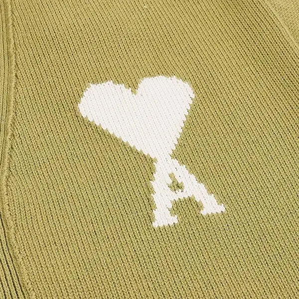 AMI Paris De Coeur V-neck Cardigan