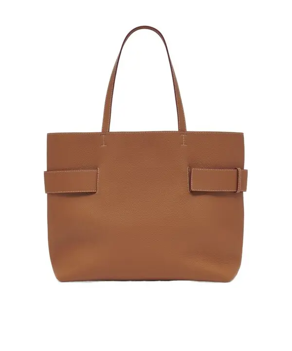 Alexander McQueen T-bar Sling Tote Bag - Tan