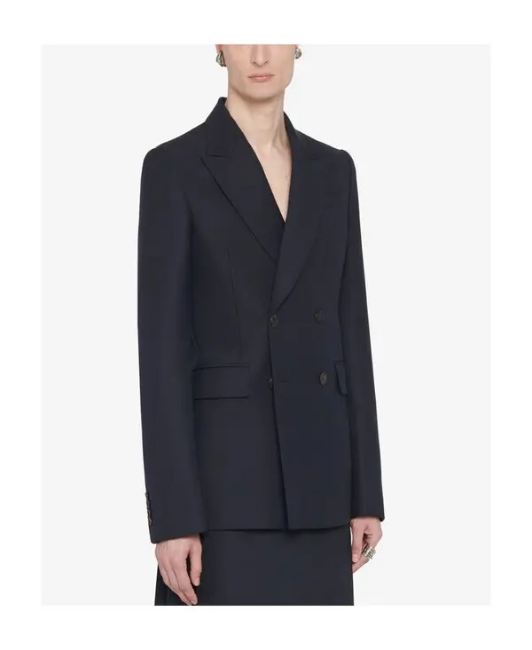 Alexander McQueen Double-breasted Tailored Blazer