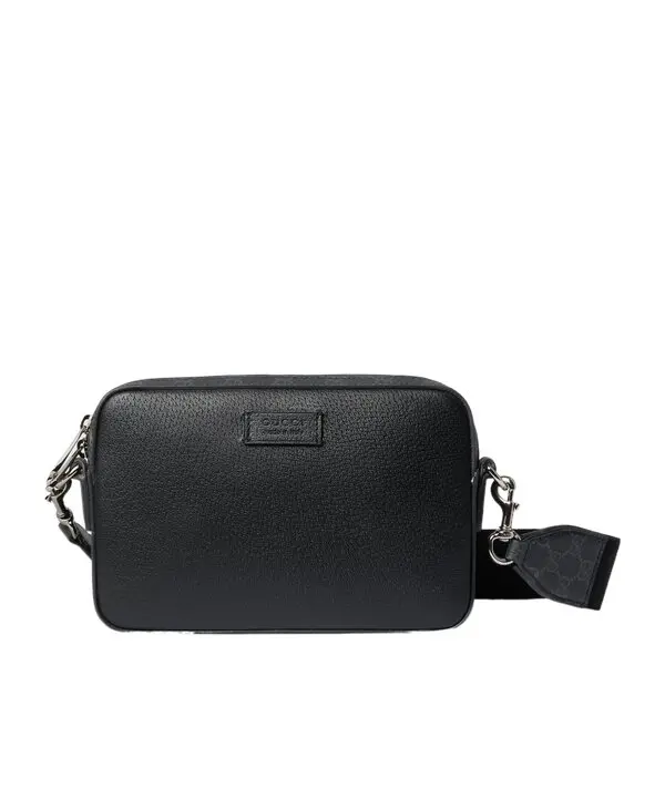 Gucci Gg Supreme Shoulder Bag - Black