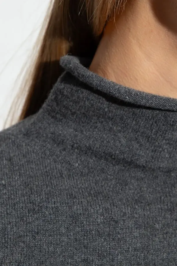 JIL SANDER Long Sleeve High Neck Knit Jumper - Black