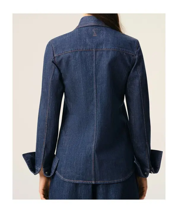 Ami De Coeur Long Sleeved Denim Shirt