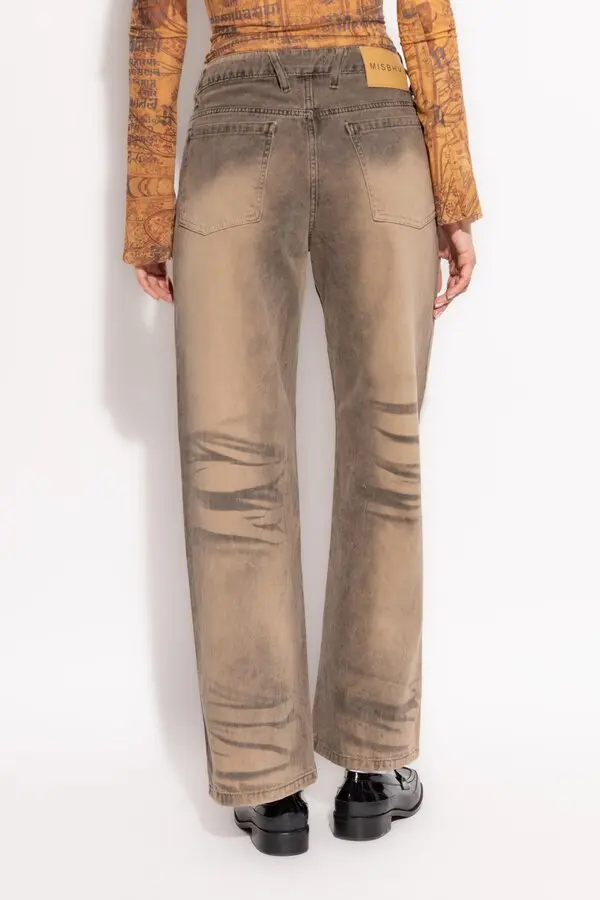 MISBHV Logo Patch Jeans