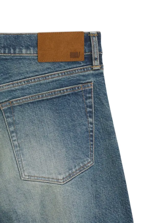 Hugo Boss X David Beckham Light-wash Straight-leg Jeans