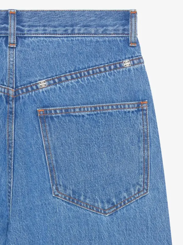 Givenchy Wide-leg Baggy Jeans - Deep Blue