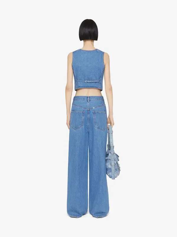 Givenchy Wide-leg Baggy Jeans - Deep Blue
