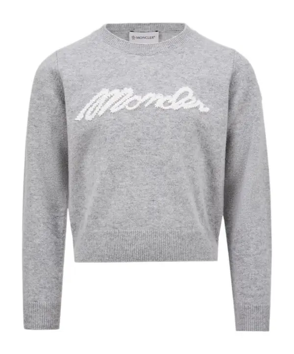 Moncler Logo-embroidered Crewneck Jumper