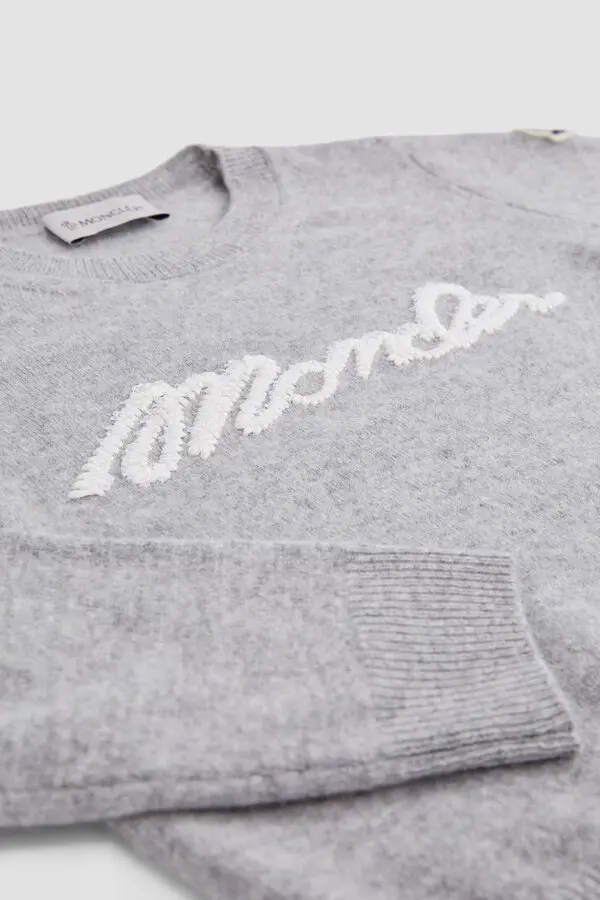 Moncler Logo-embroidered Crewneck Jumper
