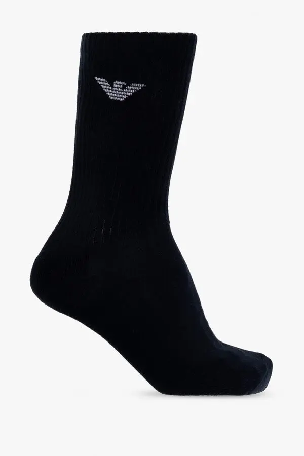 Emporio Armani Logo Socks Three Pack