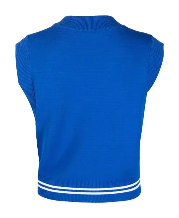 AUTRY Boxy-fit Vest - Blue