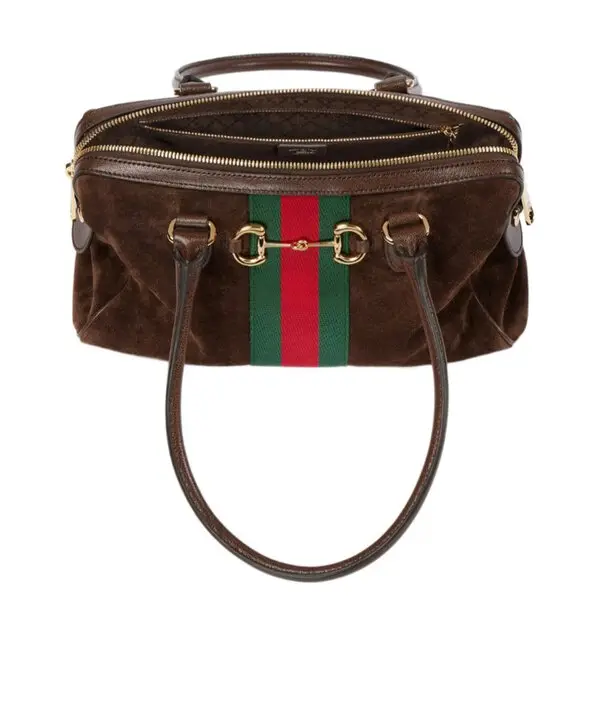 Gucci Medium Boston Bag - Dark Brown