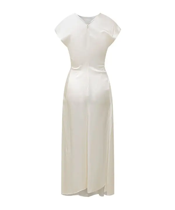 Victoria Beckham Aria Midi Dress - White
