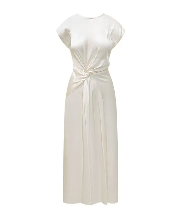 Victoria Beckham Aria Midi Dress - White