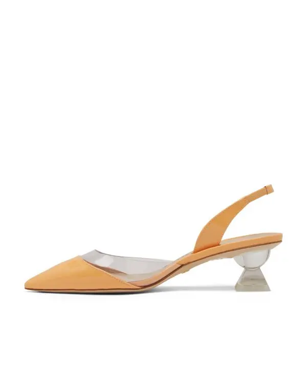 STUART WEITZMAN Lucite Sculpt Pumps - Nude