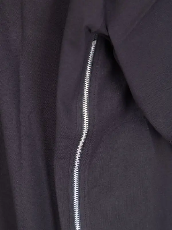 Comme Des Garçons Zip Detailed T-shirt - Black