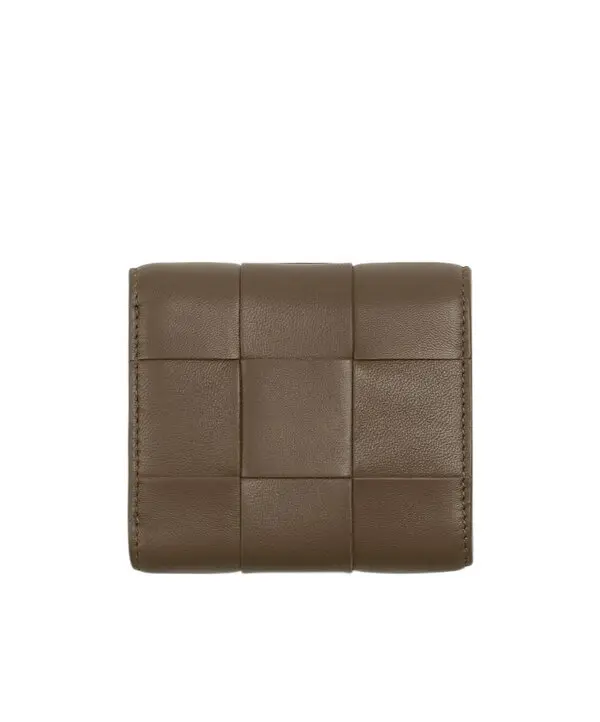 Bottega Veneta Small Cassette Tri-fold Zip Wallet