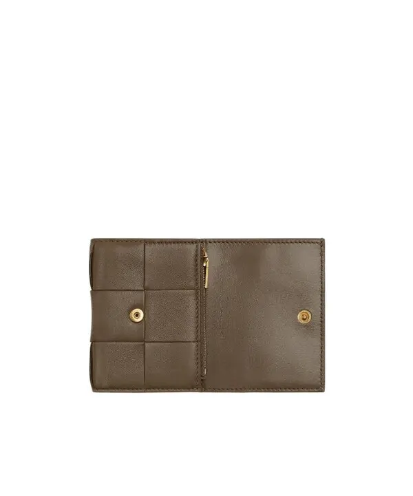 Bottega Veneta Small Cassette Tri-fold Zip Wallet