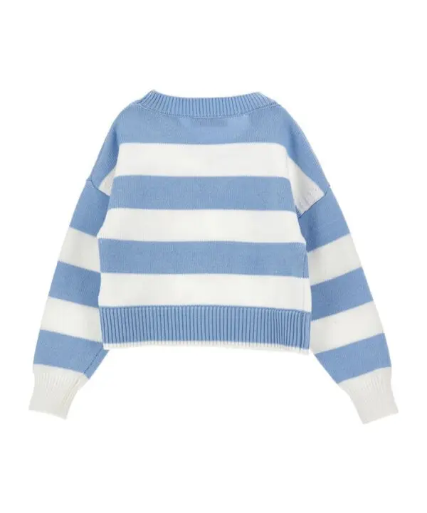 Monnalisa Hello Kitty Intarsia Crewneck Knitted Jumper