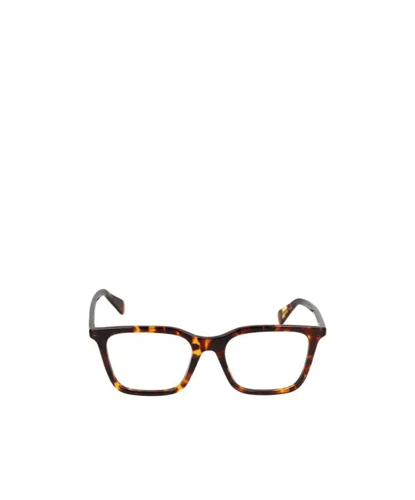 Kenzo Logo Flat Mirror Eyeglasses - Black