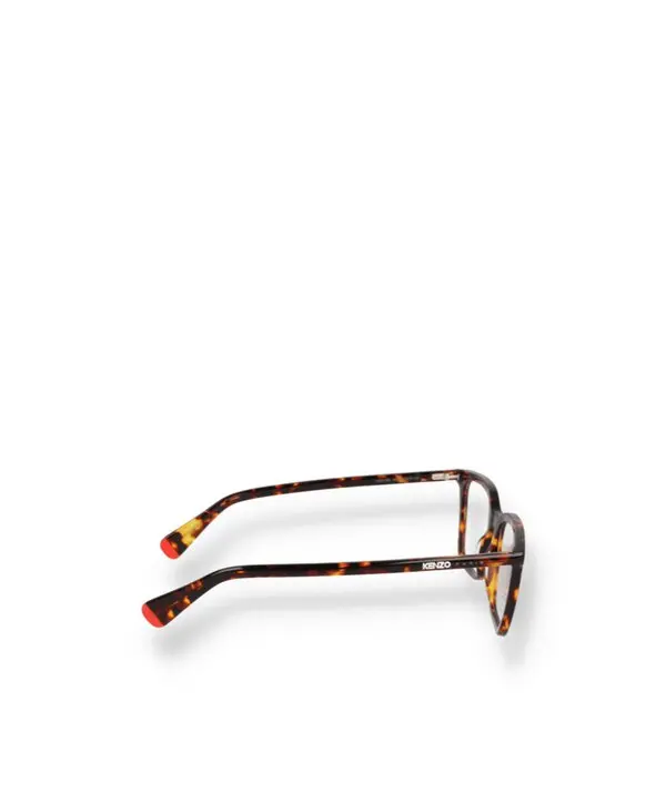 Kenzo Logo Flat Mirror Eyeglasses - Black