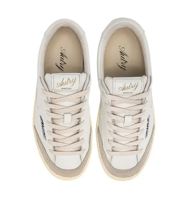 AUTRY Windscape Low-top Leather Sneakers - White