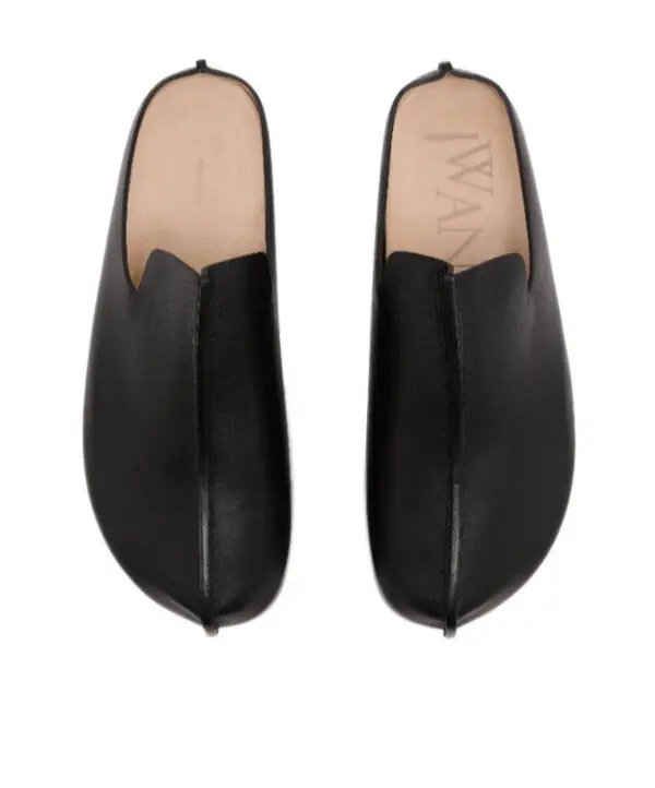 J.W.ANDERSON Platform Clog Heeled Leather Mules