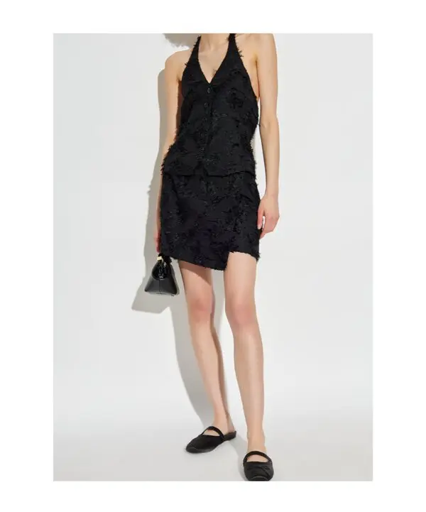 SAMSOE SAMSOE Salazio Feathered Halterneck Top