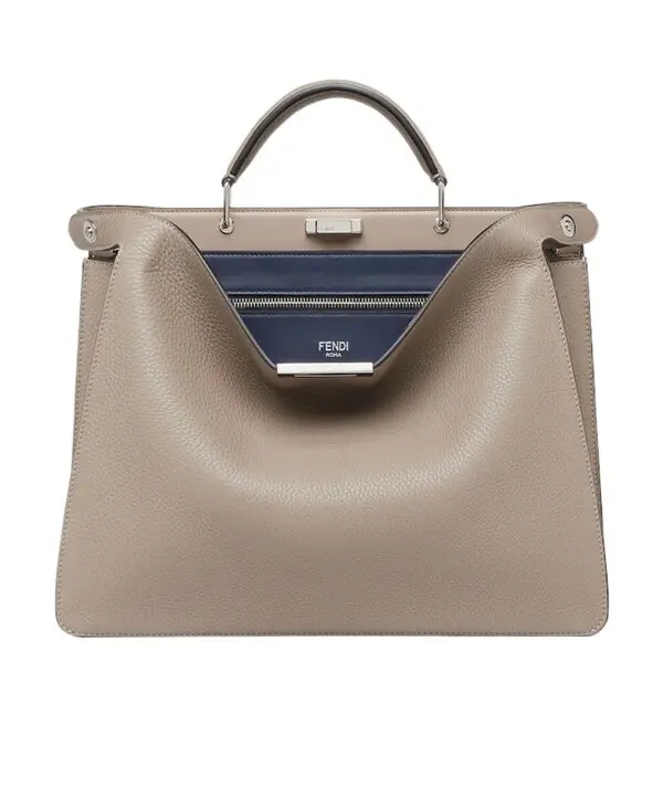 Fendi Medium Peekaboo Iseeu Handbag - Beige