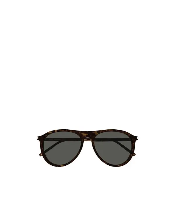 Saint Laurent Aviator Frame Sunglasses - Black