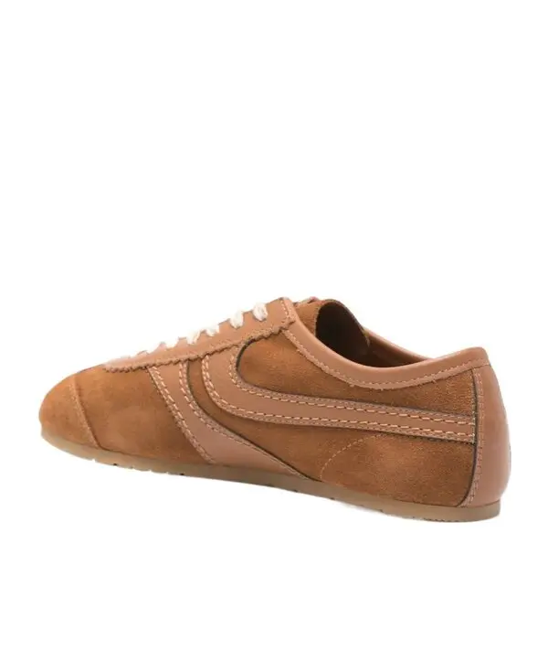 Dries Van Noten Lace-up Round Toe Sneakers - Brown