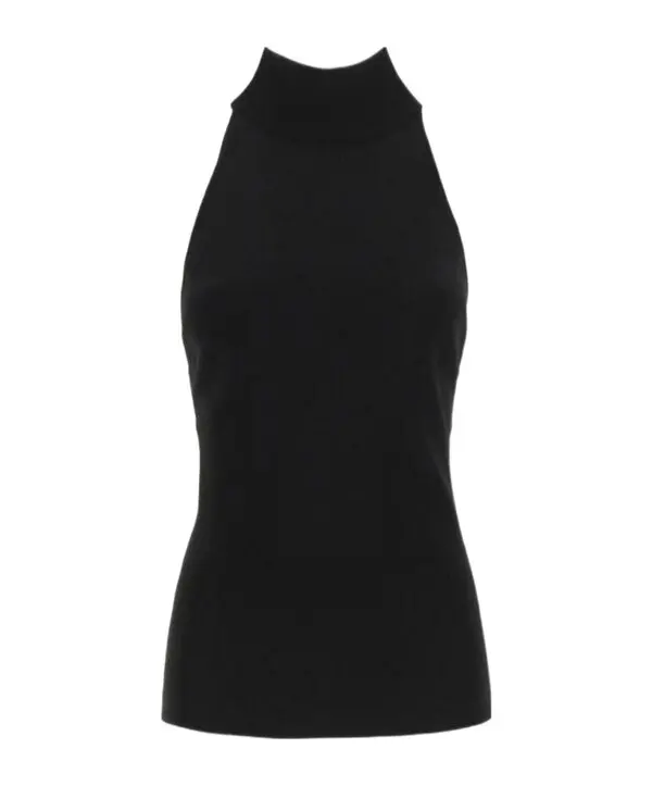 Givenchy High Neck Sleeveless Cut-out Top