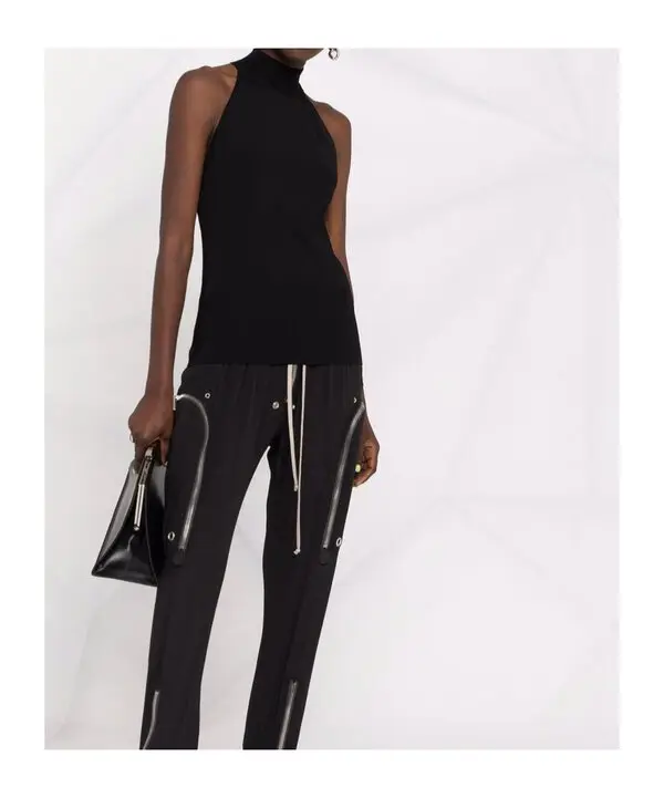 Givenchy High Neck Sleeveless Cut-out Top