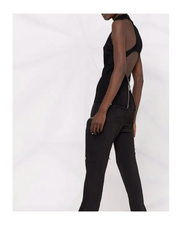 Givenchy High Neck Sleeveless Cut-out Top