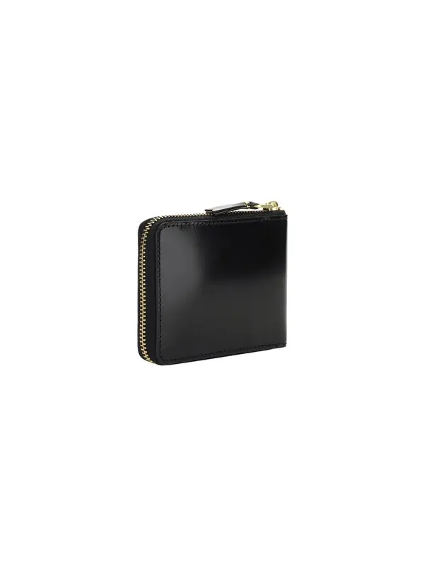 Comme Des Garçons Zipped Bi-fold Wallet - Black