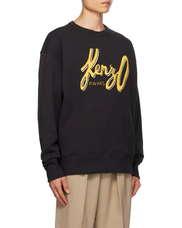 Kenzo Embroidered Logo Crewneck Sweatshirt