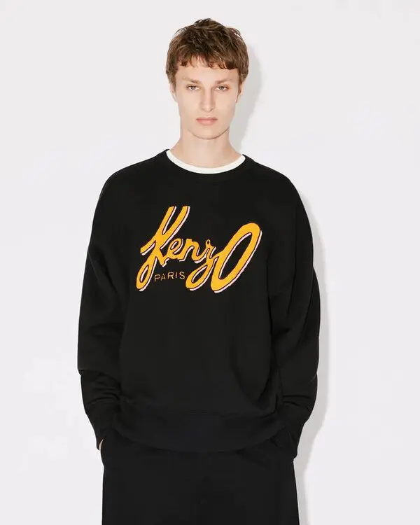 Kenzo Embroidered Logo Crewneck Sweatshirt