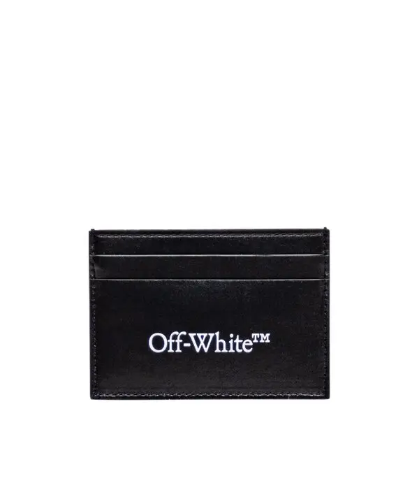 Off-White Logo Printed Cardholder - Black