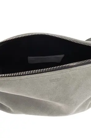 Moschino Embossed Zipped Shoulder Bag