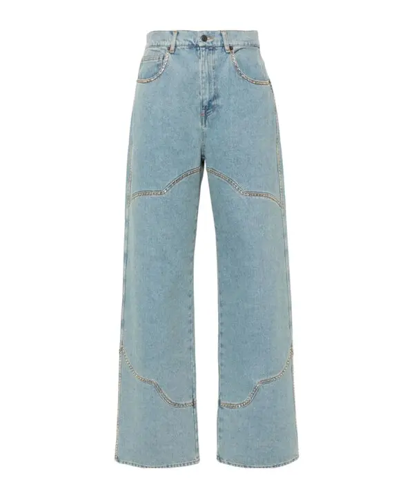 Giuseppe Di Morabito High-rise Straight-leg Jeans