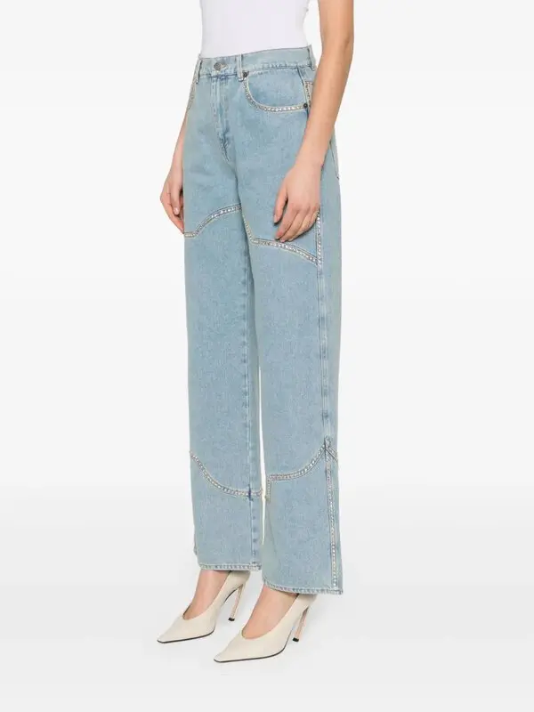 Giuseppe Di Morabito High-rise Straight-leg Jeans