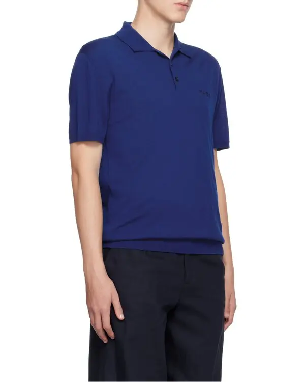 Marni Embroidered Short-sleeve Polo Shirt
