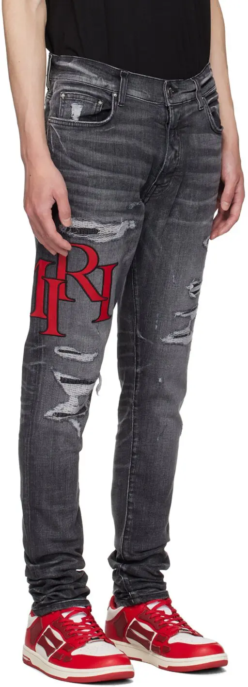 Amiri Distressed Skinny Jeans
