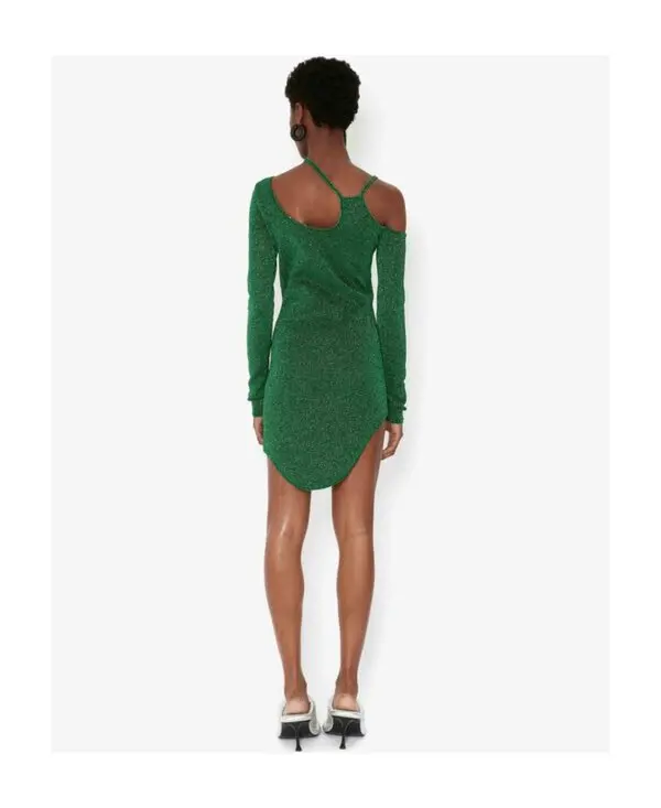 J.W.ANDERSON Jw Anderson Asymmetric Hem Long-sleeved Dress