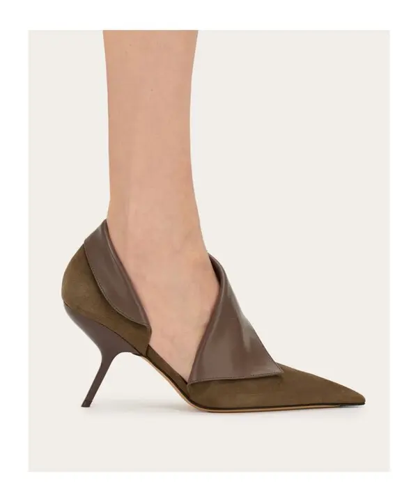FERRAGAMO Eva Pump Soft - Cement