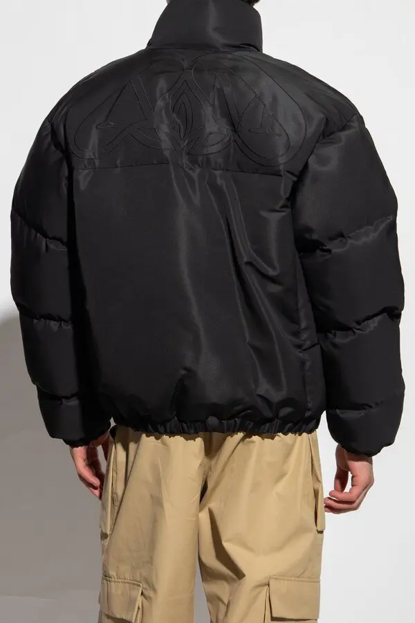 Alexander McQueen Long Sleeved Padded Jacket - Black