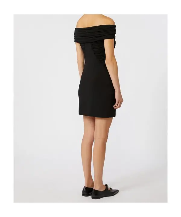 Max Mara Off-shoulder Mini Dress