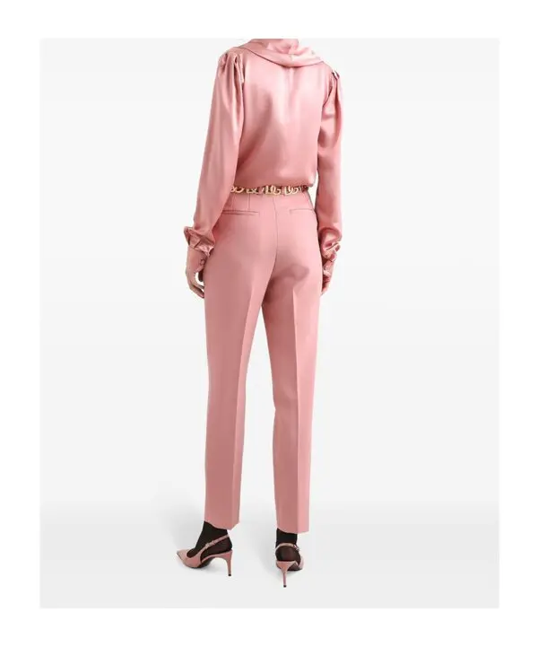 Dolce & Gabbana Cowl Neck Long Sleeve Blouse