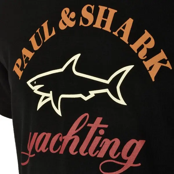 PAUL  SHARK Logo Pattern T-shirt